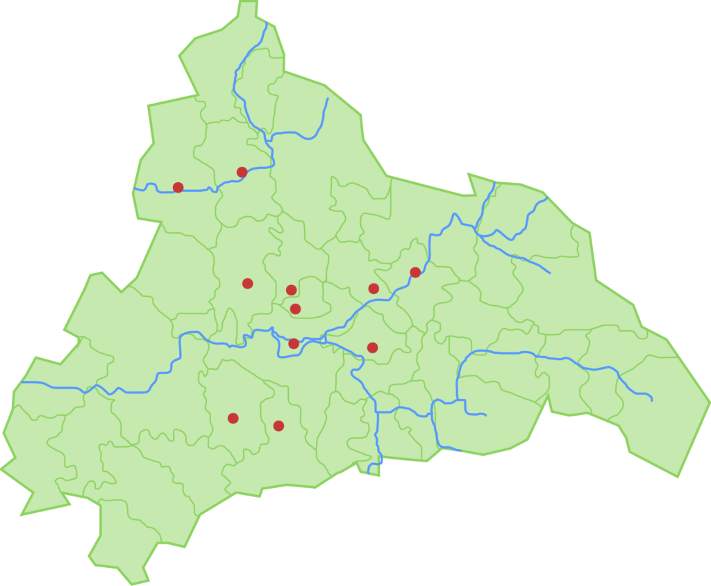 Versorgungsgebiet | Zweckverband zur Wasserversorgung der Chamer Gruppe